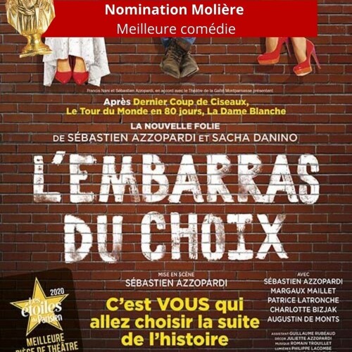 L'embarras du choix - Théâtre Molière - Billetterie officielle